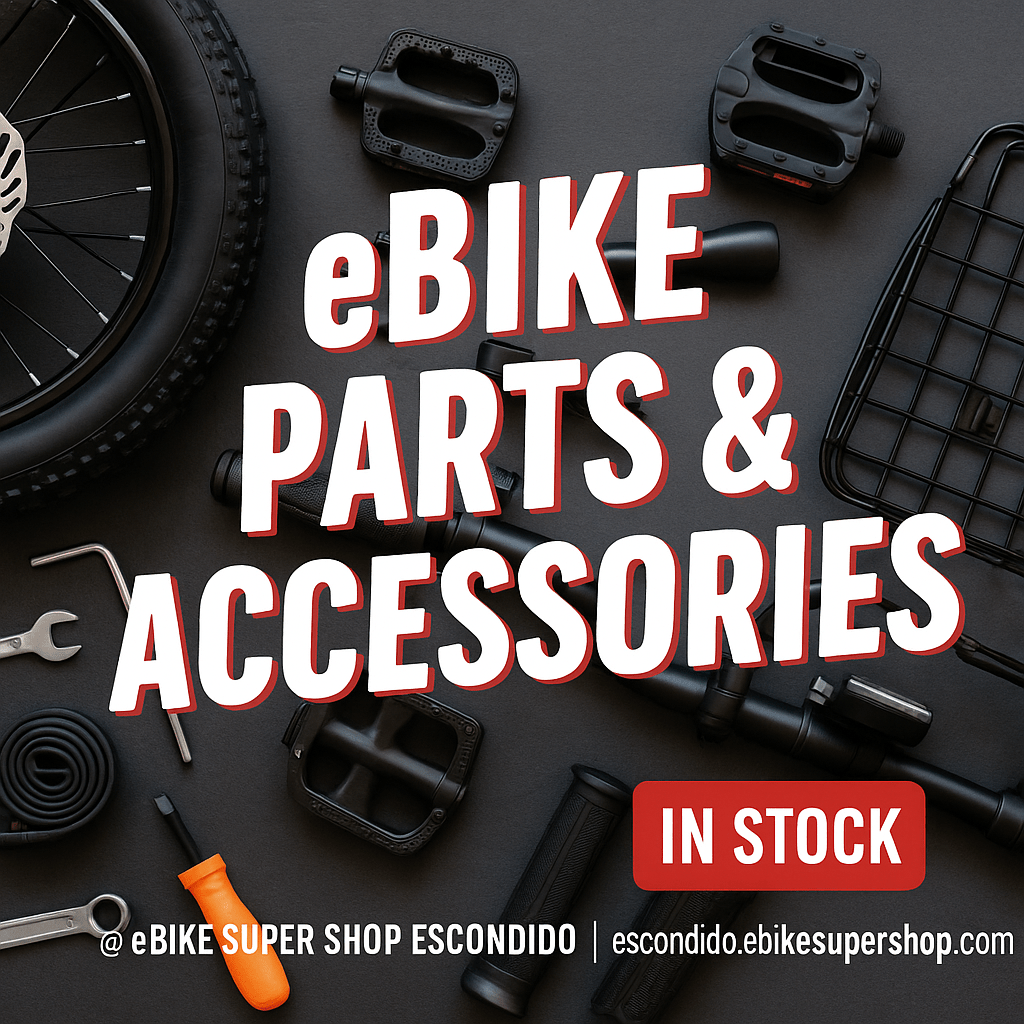 eBike Parts & Accessories Available for Shipping Service - Escondido eBike Super Shop eBike ...