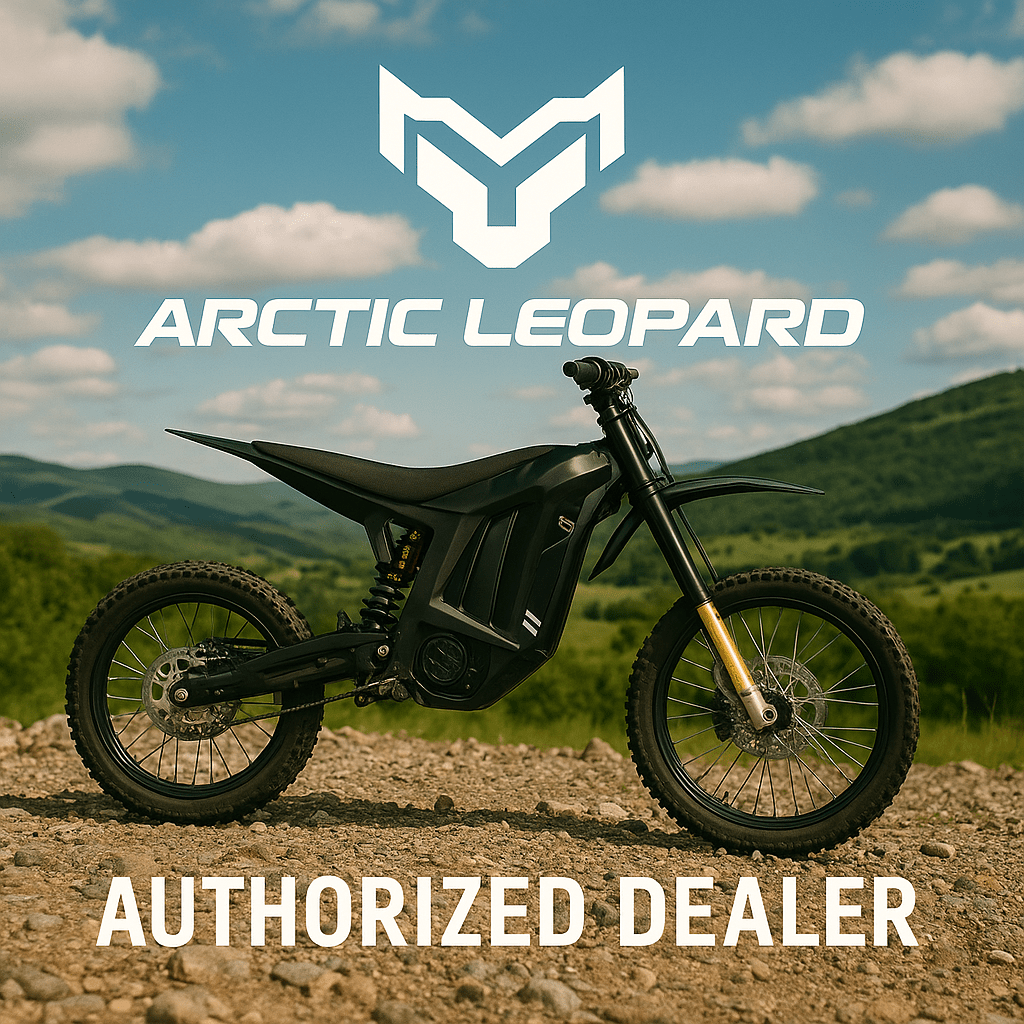 Arctic Leopard eBikes In Store & Ready to Ride Escondido 19" emoto ...