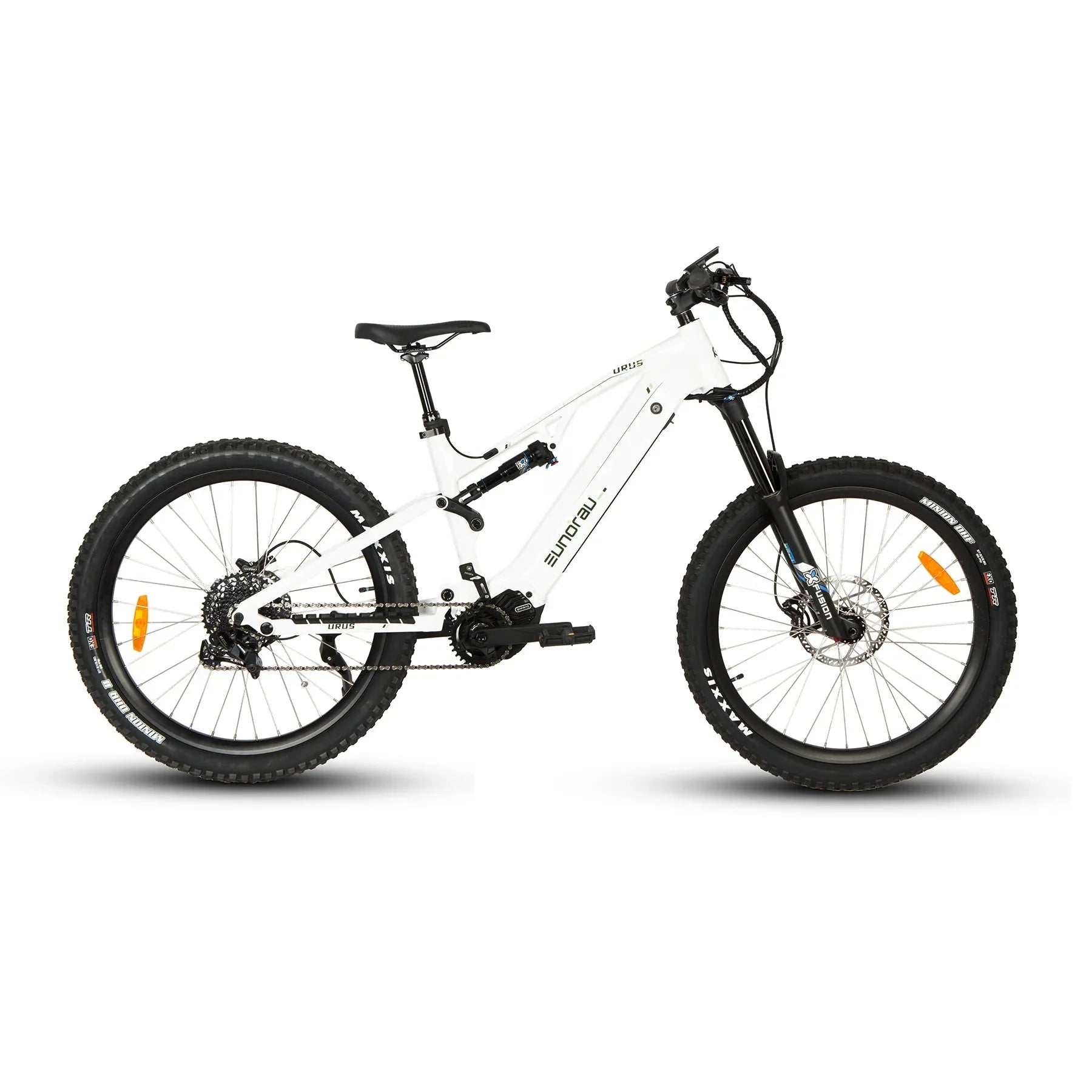 Buy EUNORAU Urus 500w Step Over eBike 27.5x2.8 Mountain Electric Mountain eBike Online - In ...